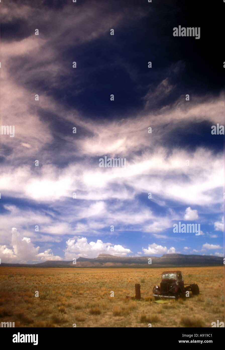 Landscape on Route 66 Oklahoma USA Stock Photo - Alamy