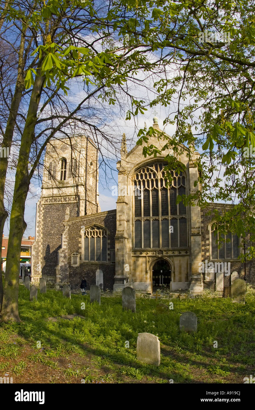 Church in Norwich UK Stock Photo - Alamy