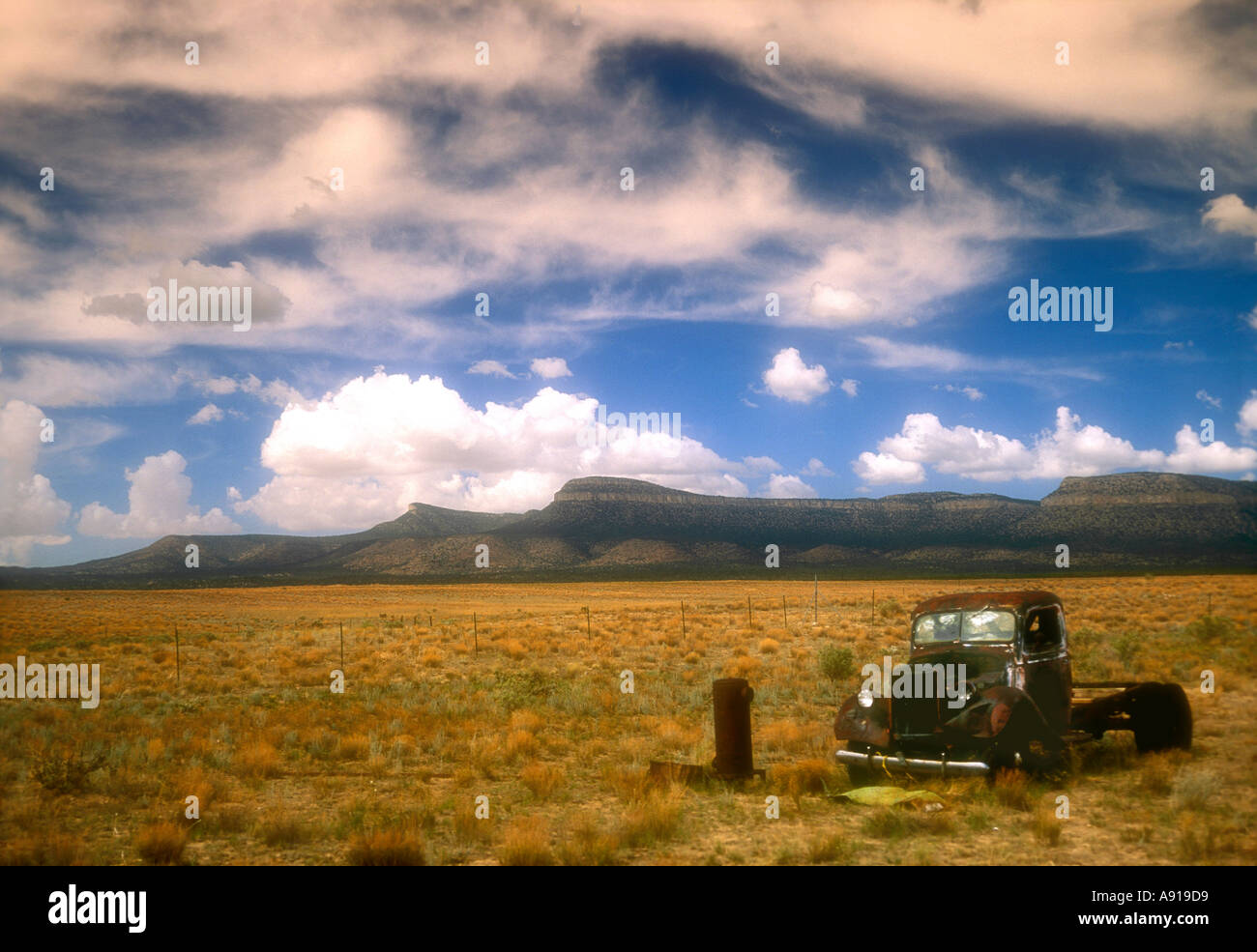 Landscape on Route 66 Oklahoma USA Stock Photo - Alamy