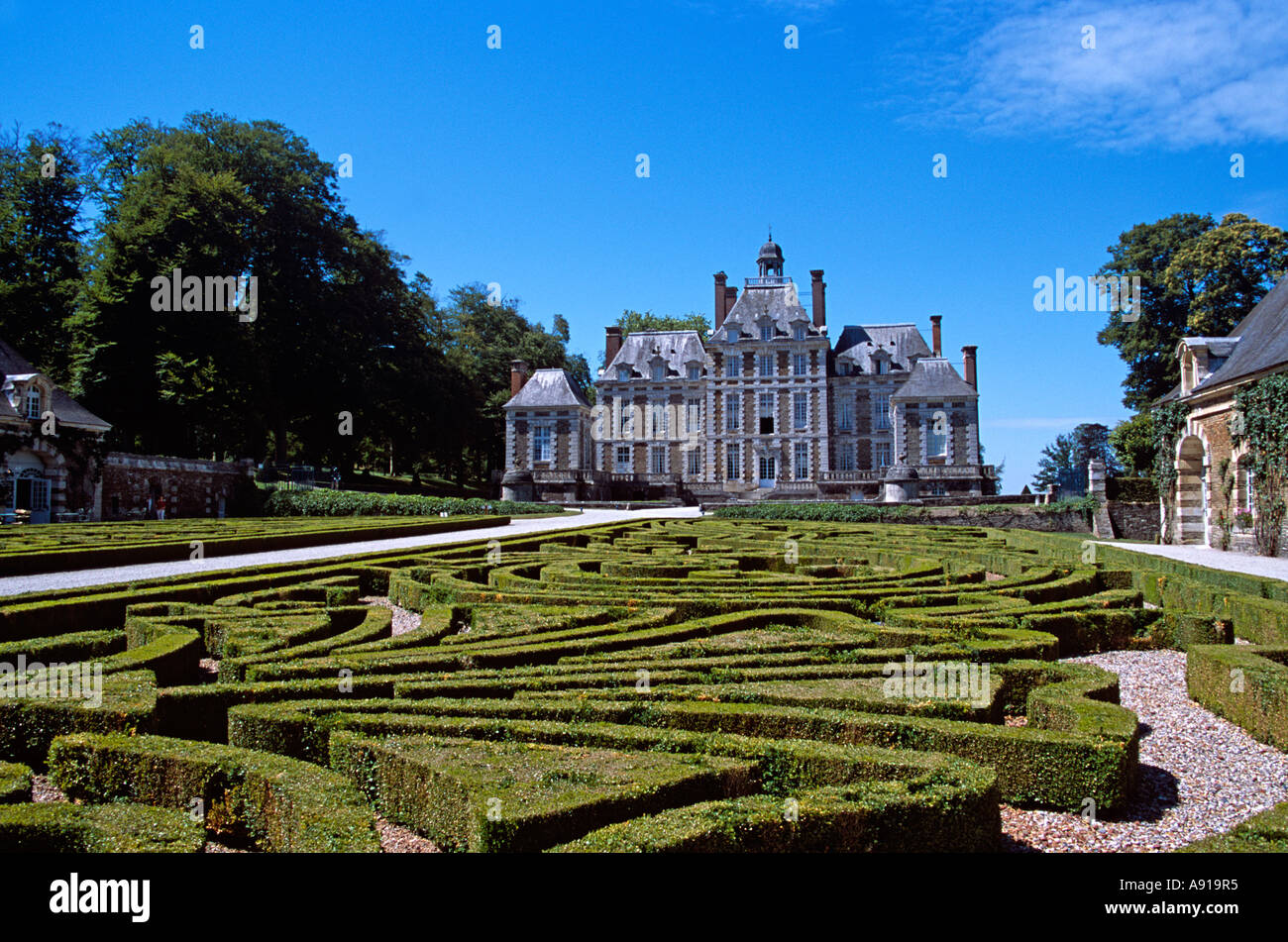 Chateau de Balleroy, Balleroy, Normandy, France. Musee des Ballons. Hot ...