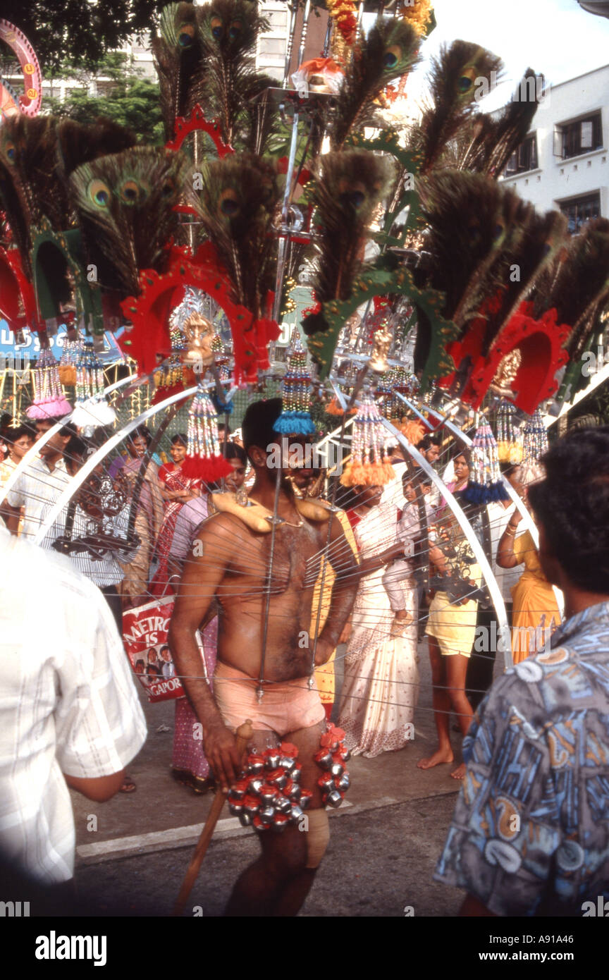 hindu festival of thaipusam Stock Photo - Alamy