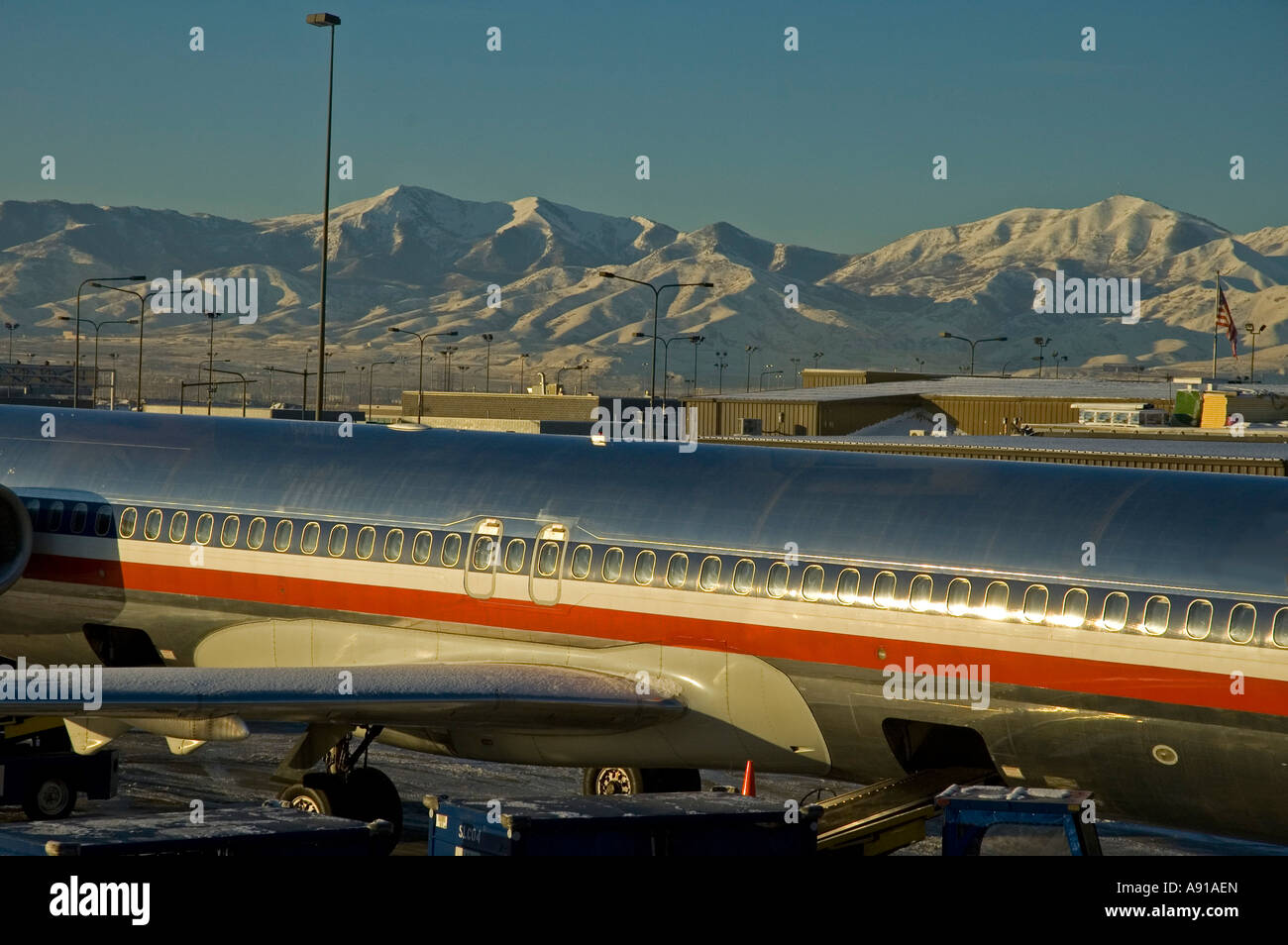 Salt Lake City Airport Utah Stock Photo - Alamy