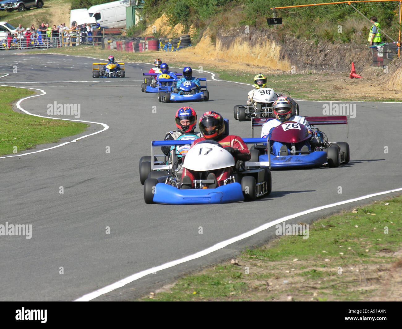 A group of racing go karts Stock Photo - Alamy