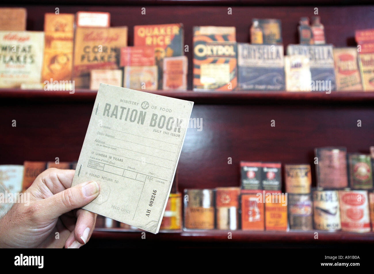 World war two food rationing hi-res stock photography and images - Alamy