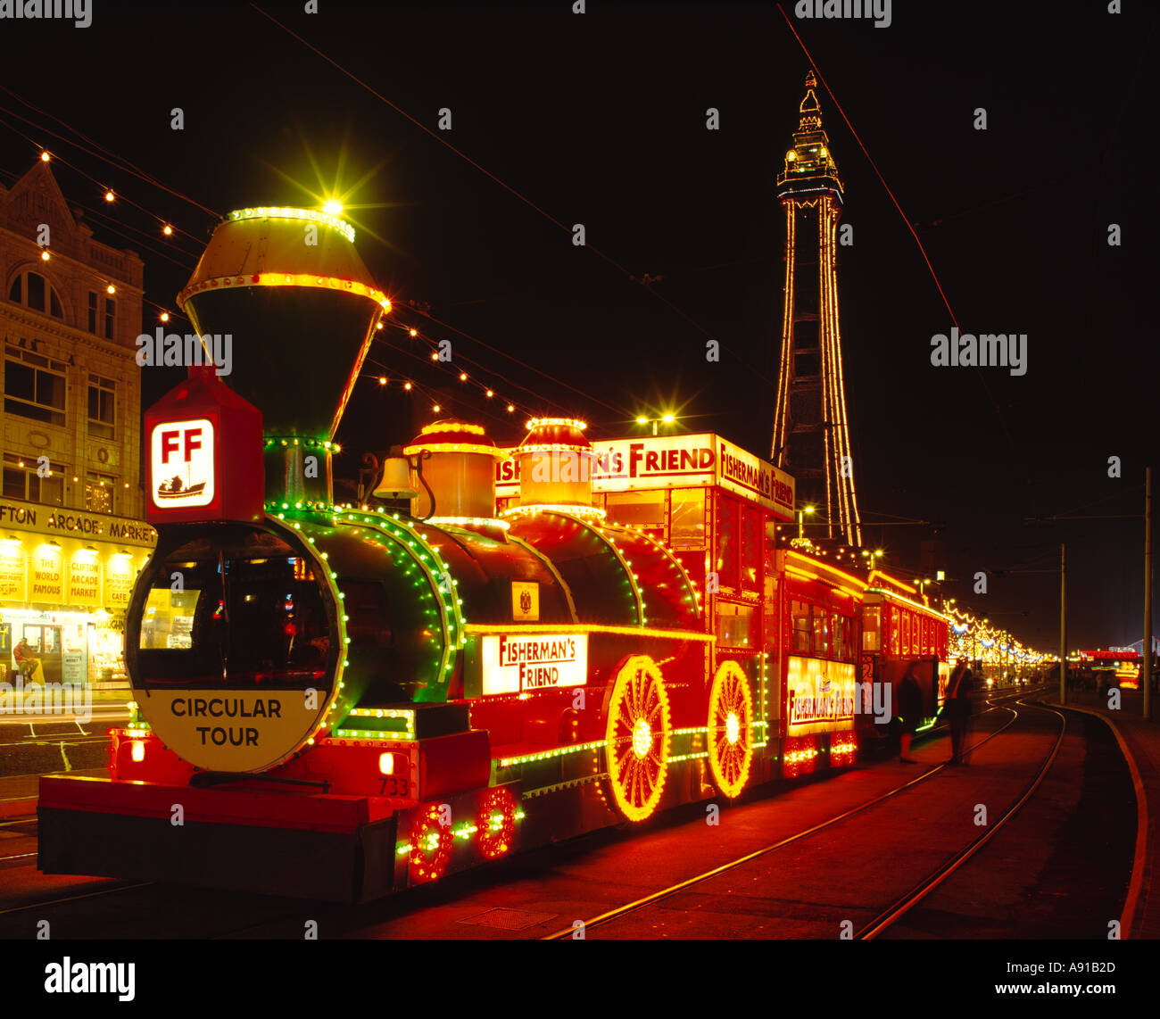 Blackpool Illuminations Lancashire England Stock Photo - Alamy