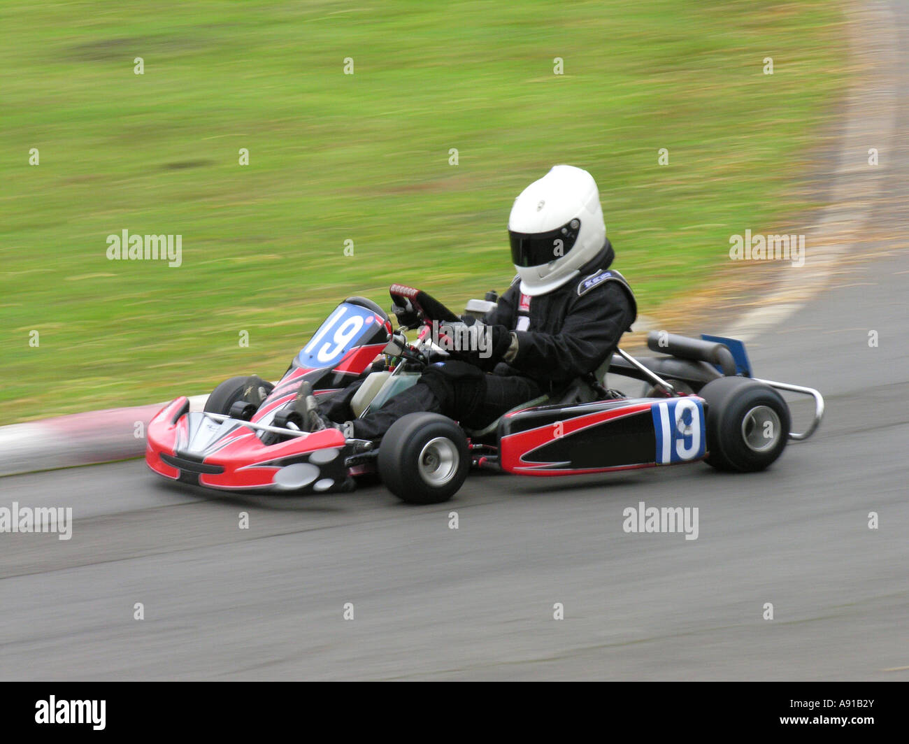 A speeding go kart Stock Photo - Alamy