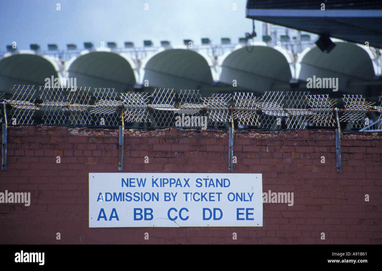 Maine Stand Roof seen from the outside wall between the Kippax and the ...