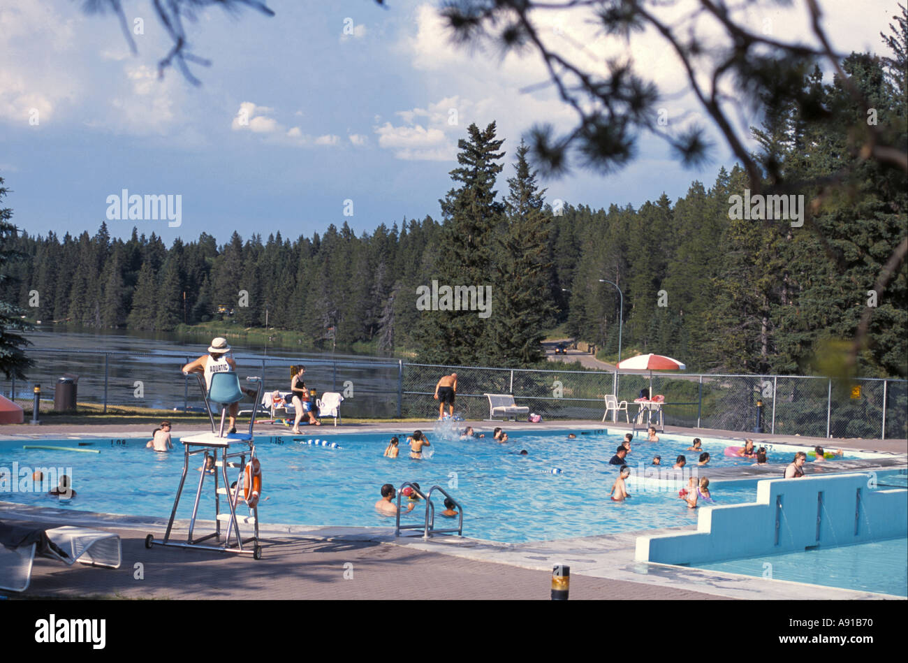 Pool in Cypress Hills Provincial Park Saskatchewan Stock Photo - Alamy