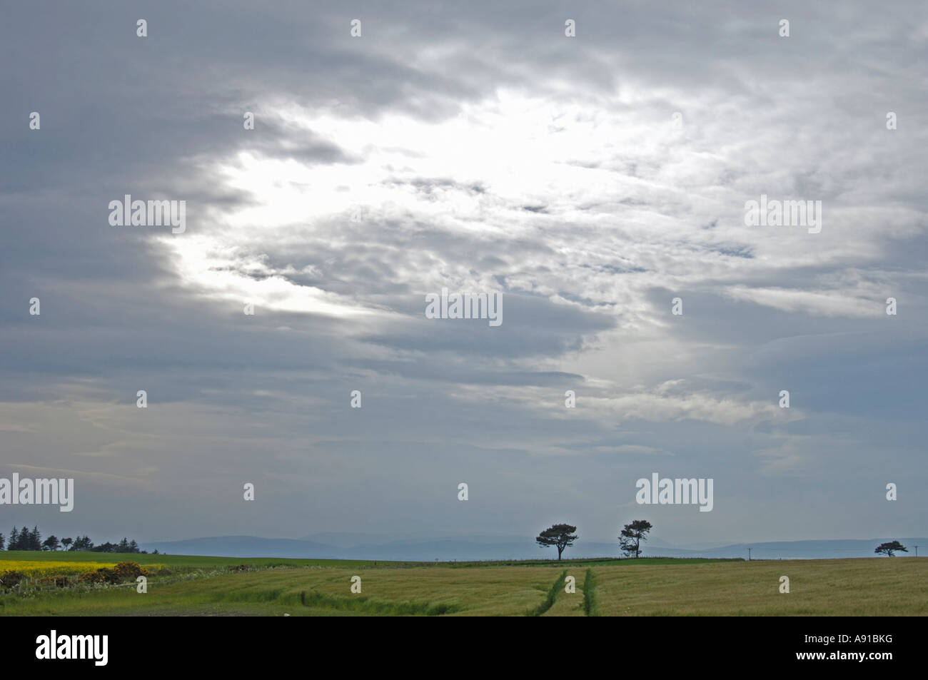 Skyscape Shandwick Easter Ross Stock Photo - Alamy
