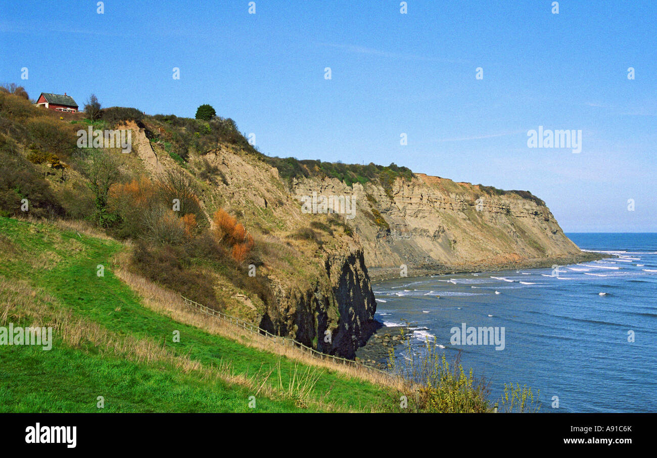 Looking north to Ness Point (North Cheek), Robin Hood's Bay, North ...