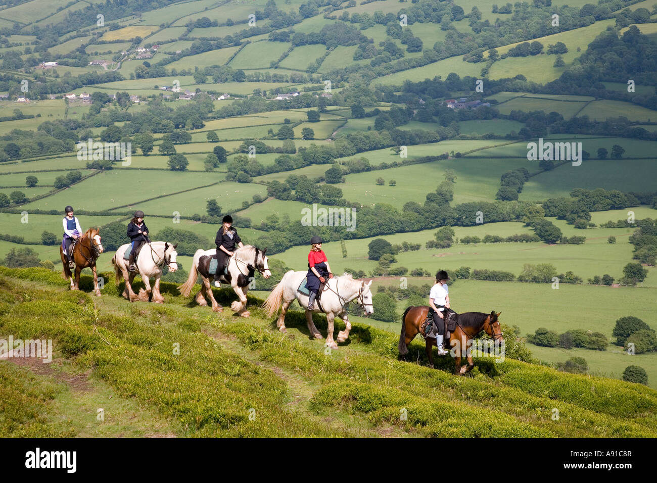 Pony trekking hi-res stock photography and images - Alamy
