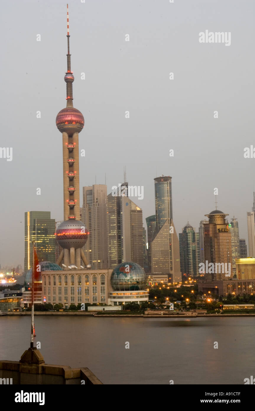 Shanghai pudong skyline and yangtse river hi-res stock photography and ...