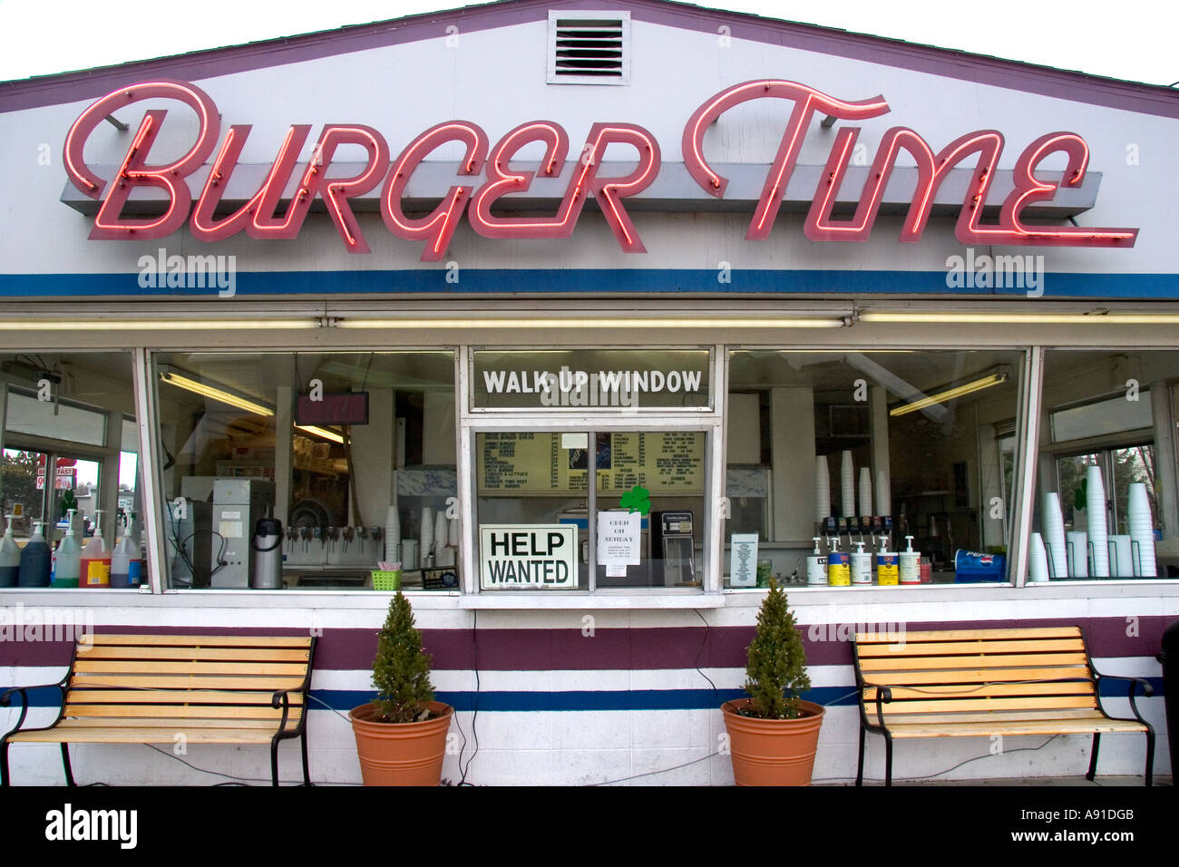 Help Wanted Sign Window High Resolution Stock Photography and Images ...