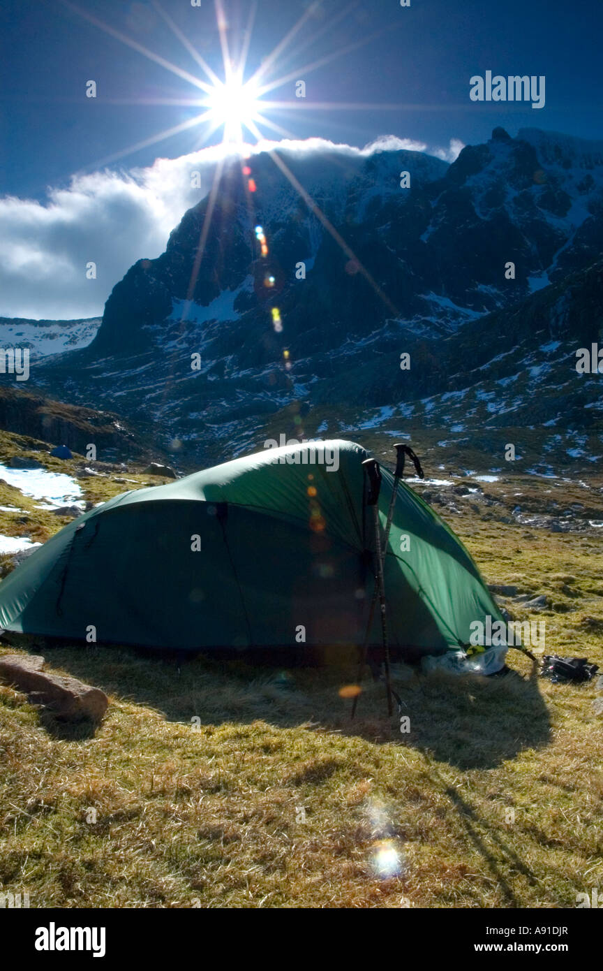 Ben Nevis Camp Portrait North face Mountain Scotland Stock Photo - Alamy