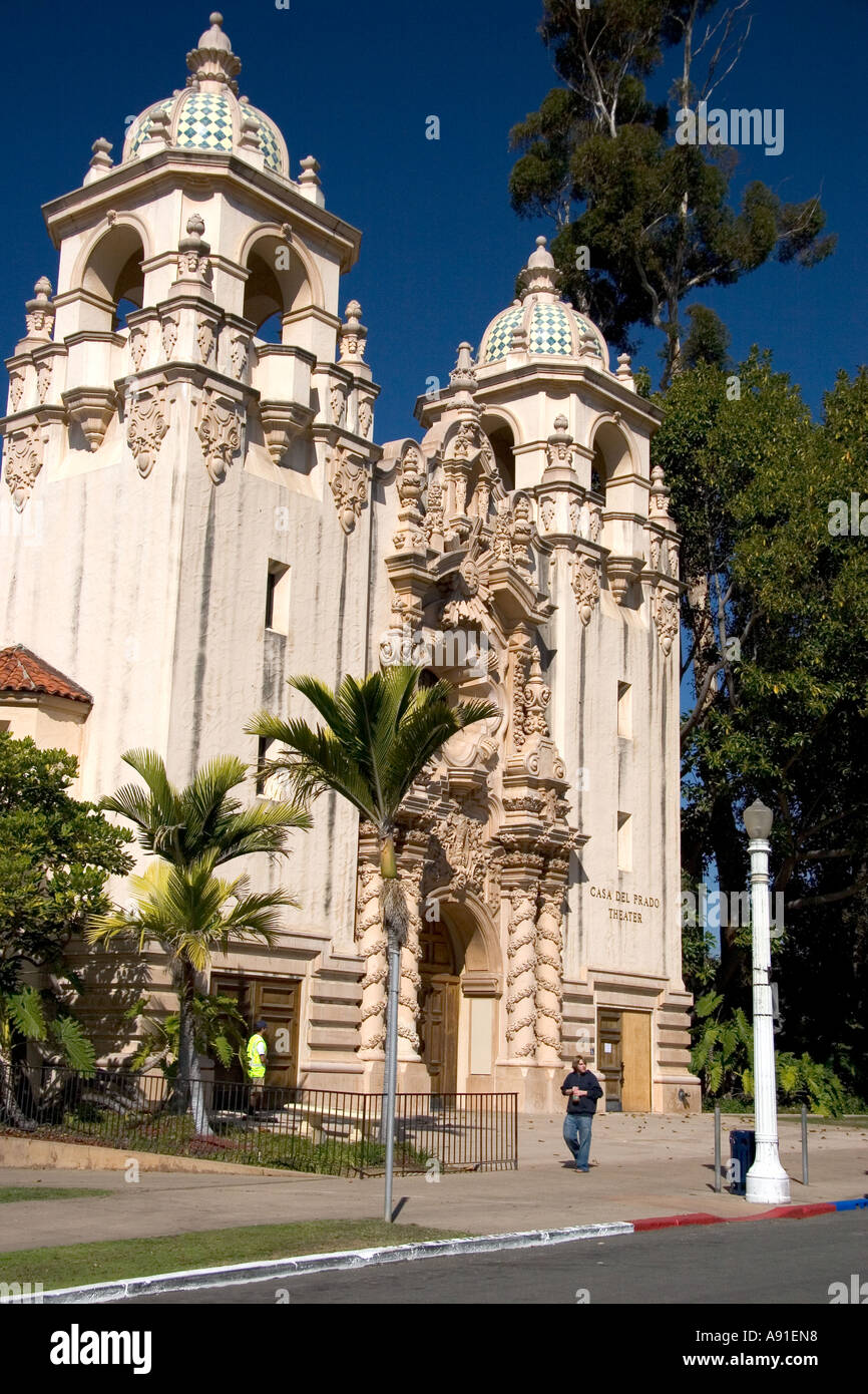 Casa del Prado Theater at Balboa Park in San Diego, California Stock ...