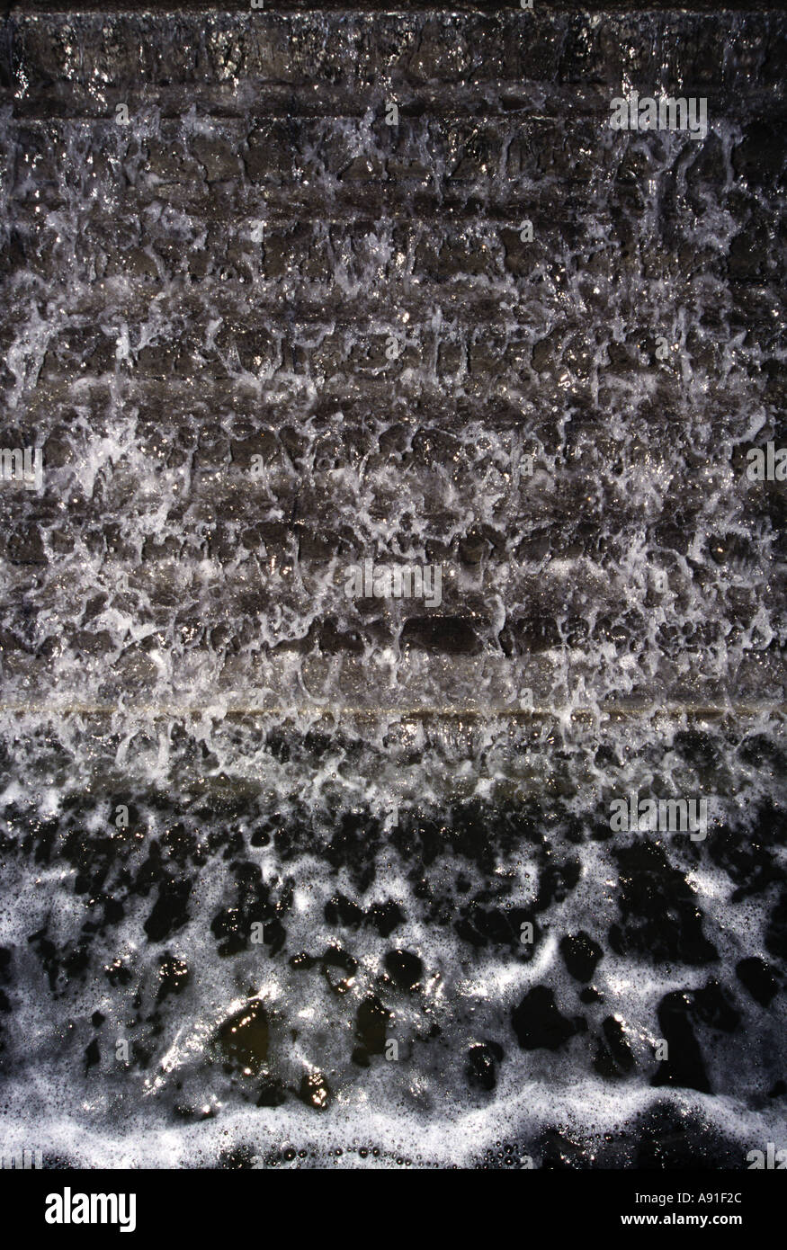 Water running down stone steps Stock Photo - Alamy