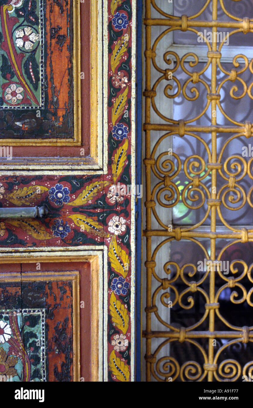 Window Bahia palace Marrakech Morocco Stock Photo - Alamy