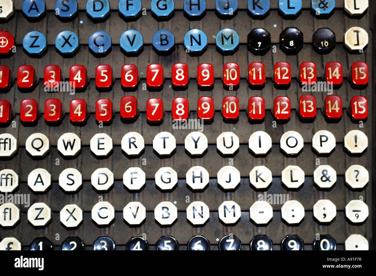 Hot metal typesetting hi-res stock photography and images - Alamy