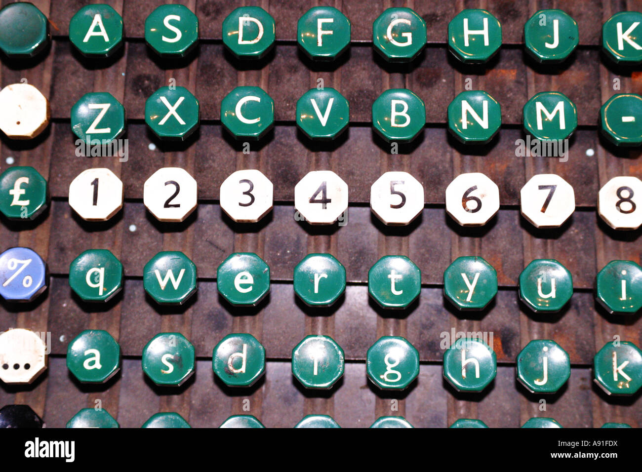 Hot metal typesetting hi-res stock photography and images - Alamy