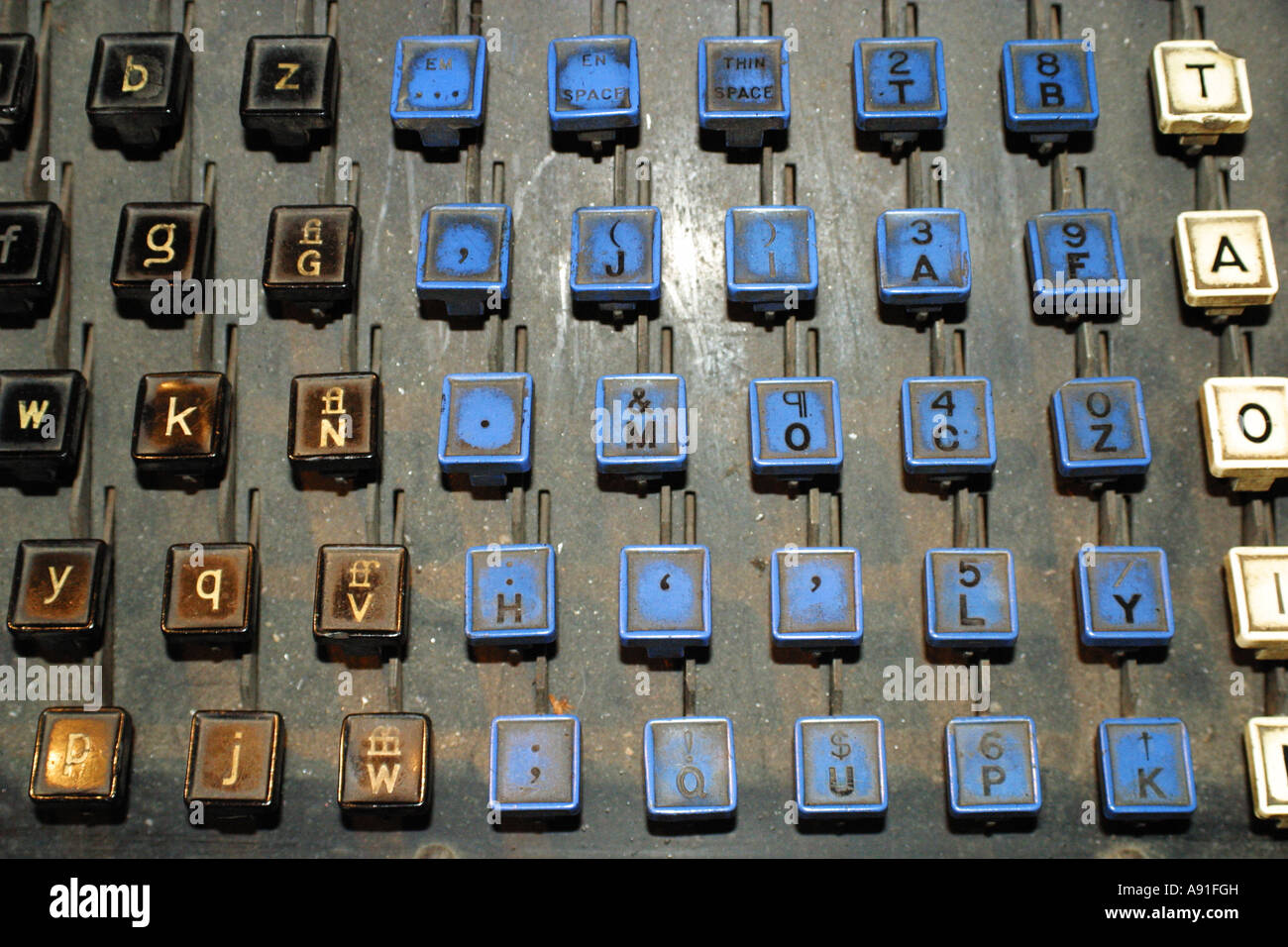 Typesetting machine hi-res stock photography and images - Alamy