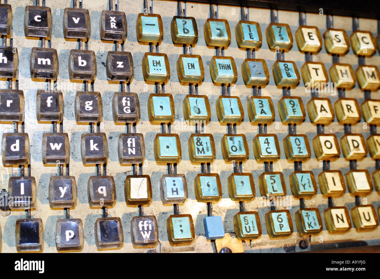 Typesetting Machine Stock Photo: 12219975 - Alamy Typesetting Machine Stock Photo: 12219975 - Alamy