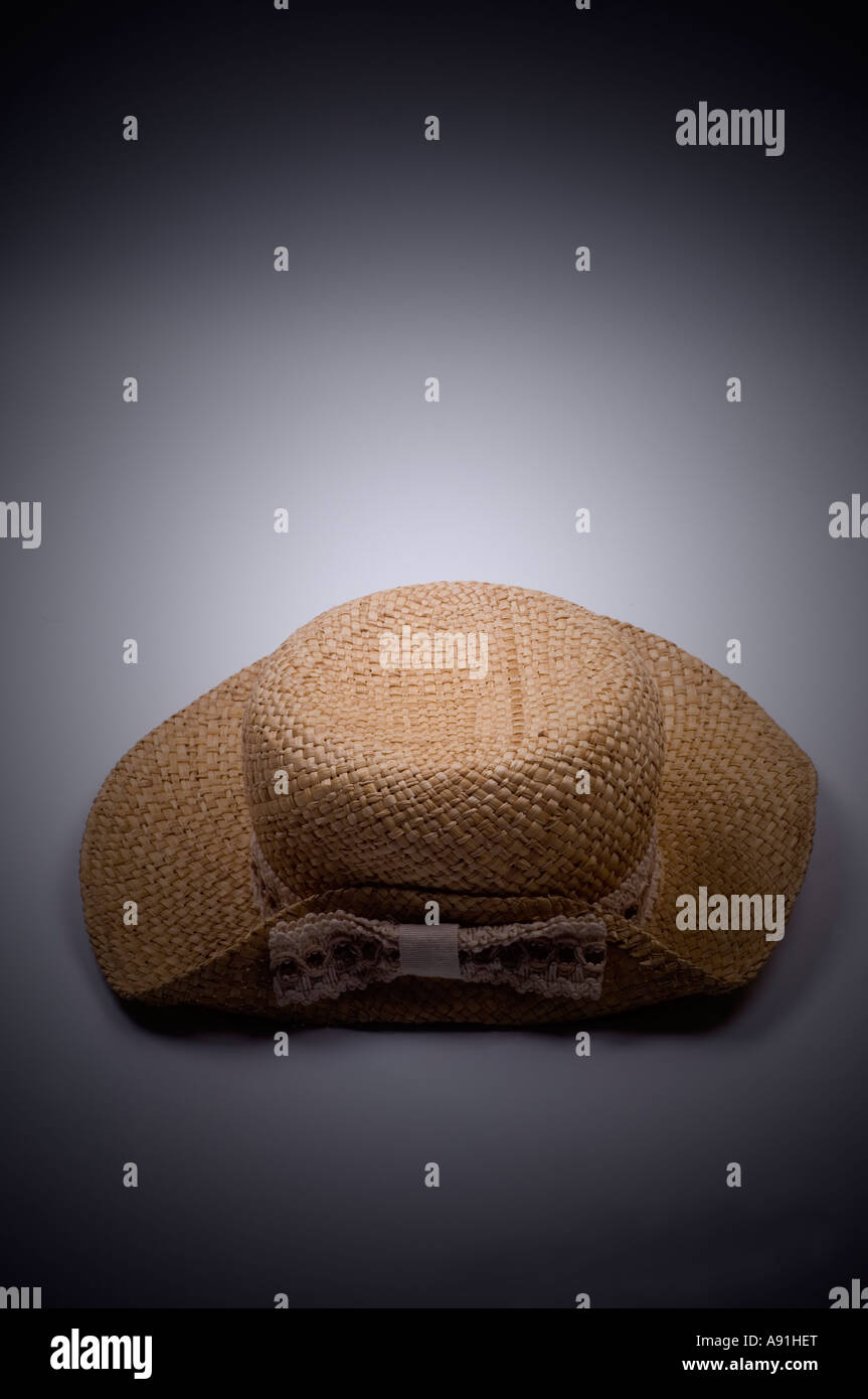 Leghorn hat hi-res stock photography and images - Alamy