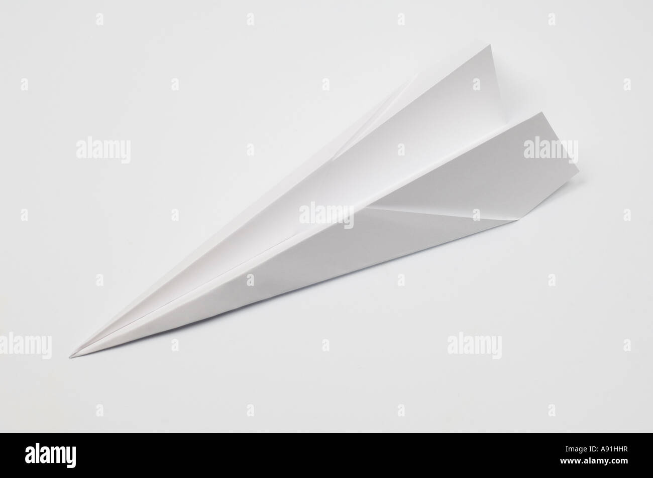 paper rocket on white background Stock Photo - Alamy