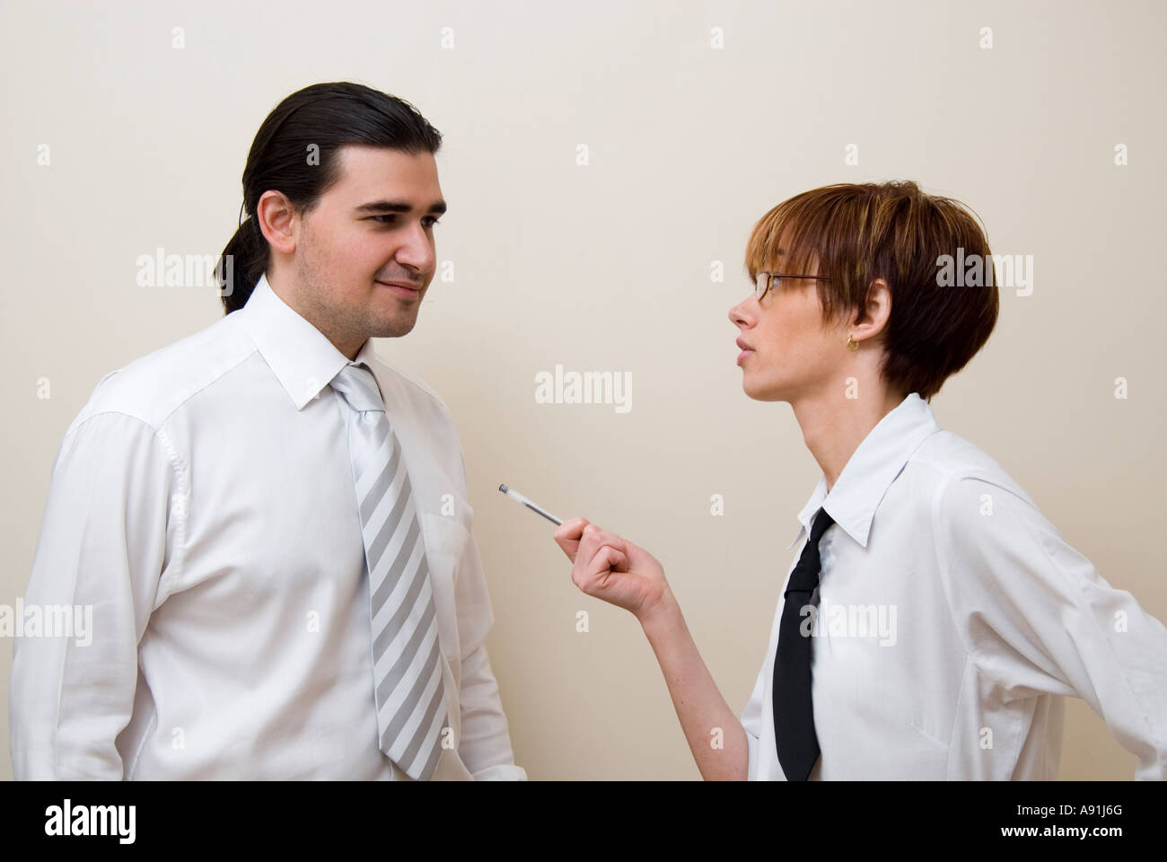 Dominant female boss hi-res stock photography and images - Alamy