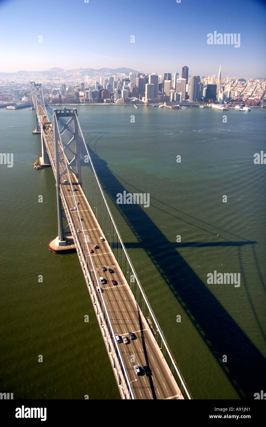 Aerial view bridge transport hi-res stock photography and images - Alamy