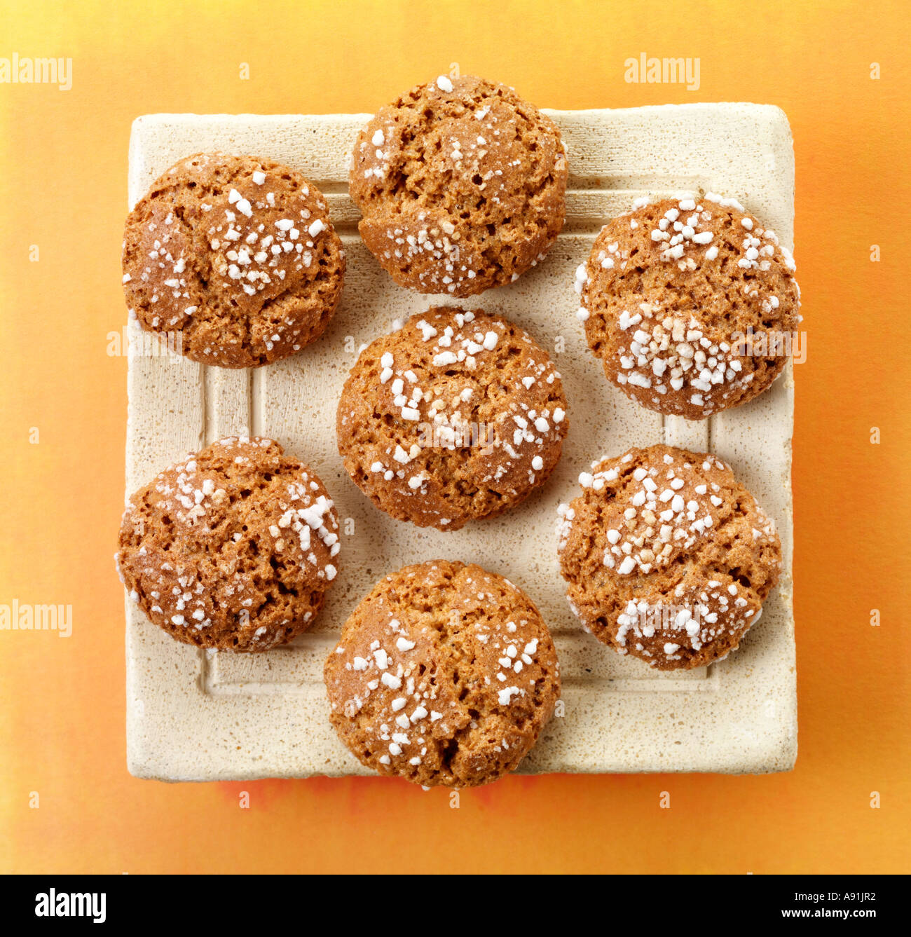 Traditional crunchy amaretti biscuits hi-res stock photography and ...
