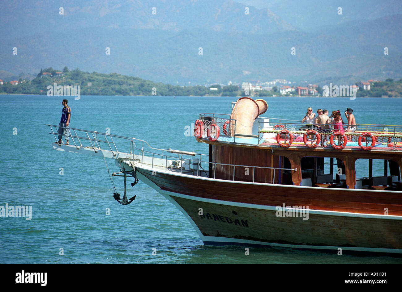 Tourist boats in Turkey Stock Photo - Alamy
