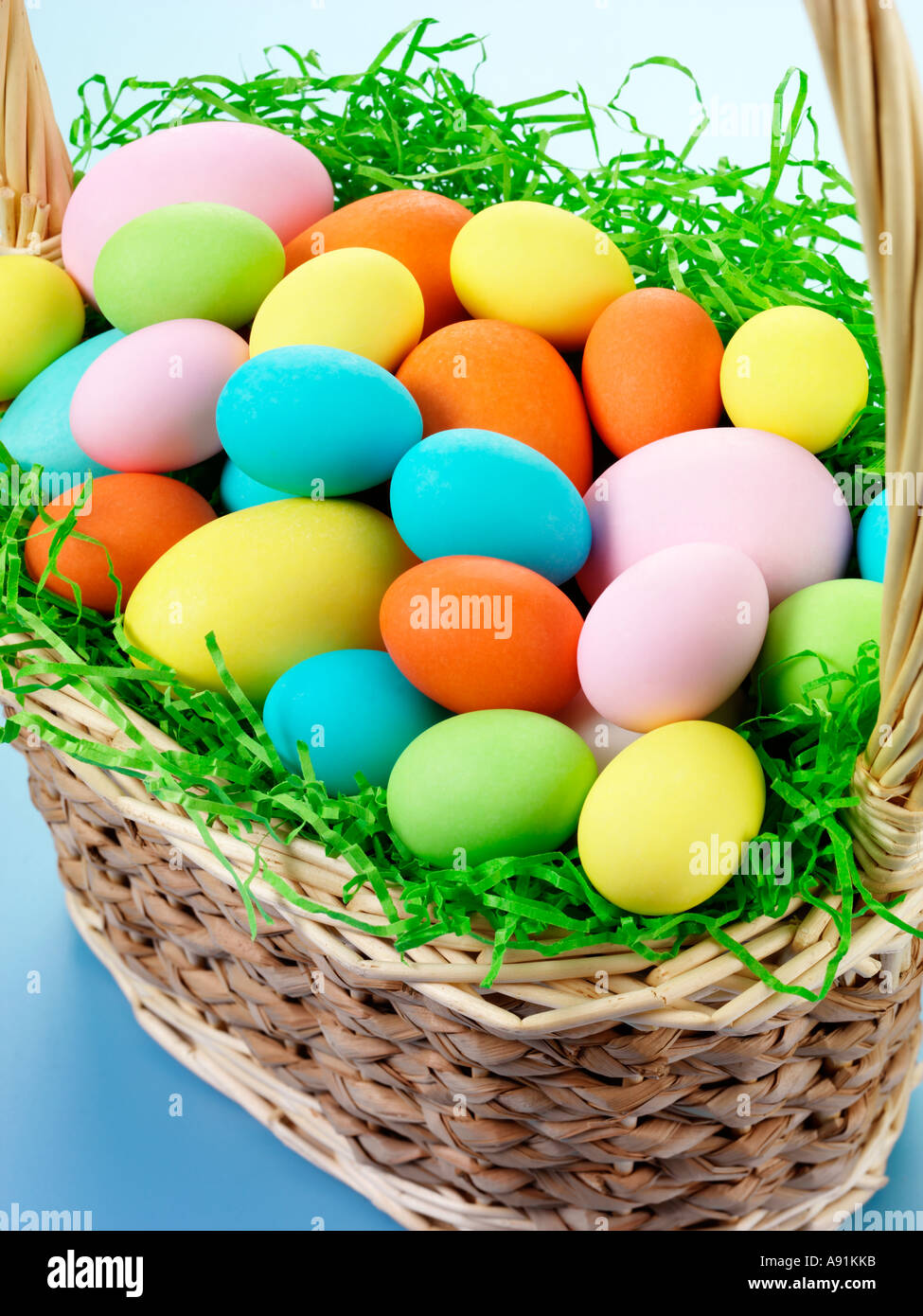 Basket easter eggs eggs hi-res stock photography and images - Alamy
