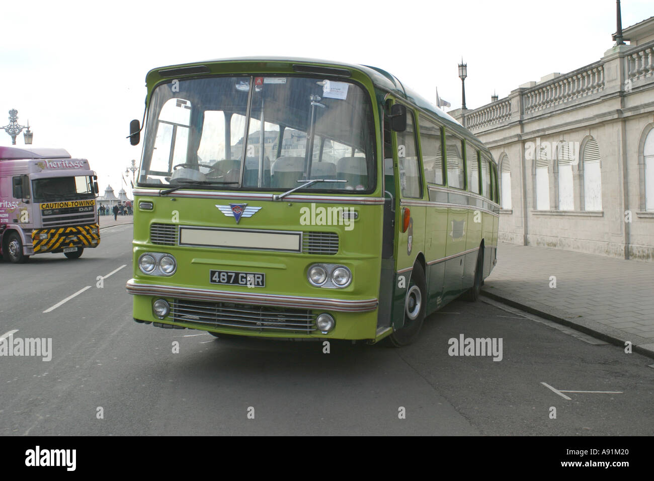 Brighton UK Coach Rally April 2005 Stock Photo - Alamy