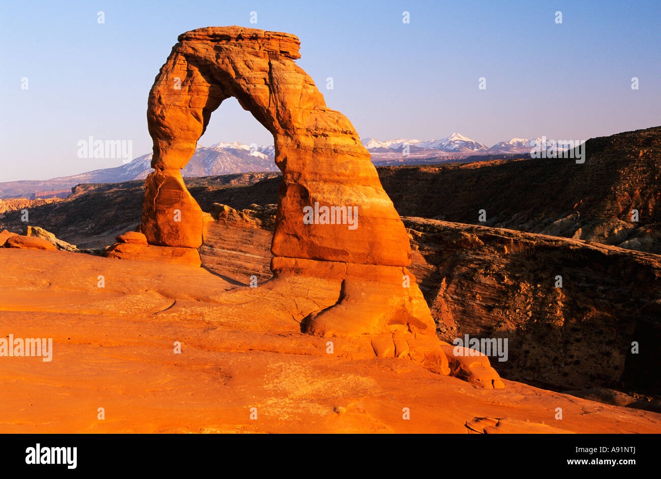 Delicate Arch, Arches National Park, Utah, U.S.A Stock Photo - Alamy