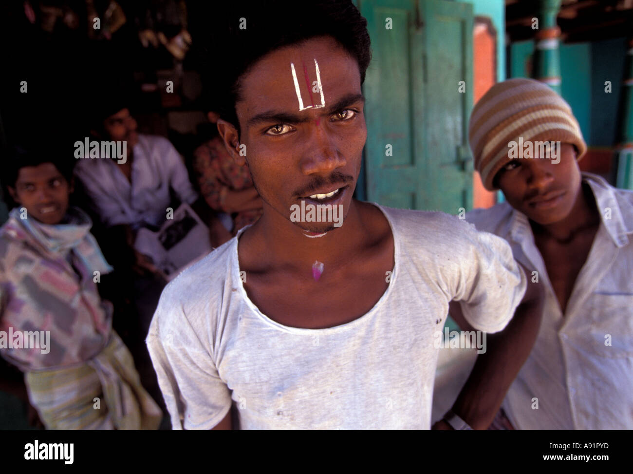 INDIA: Tamil Nadu.Tamil man Stock Photo - Alamy