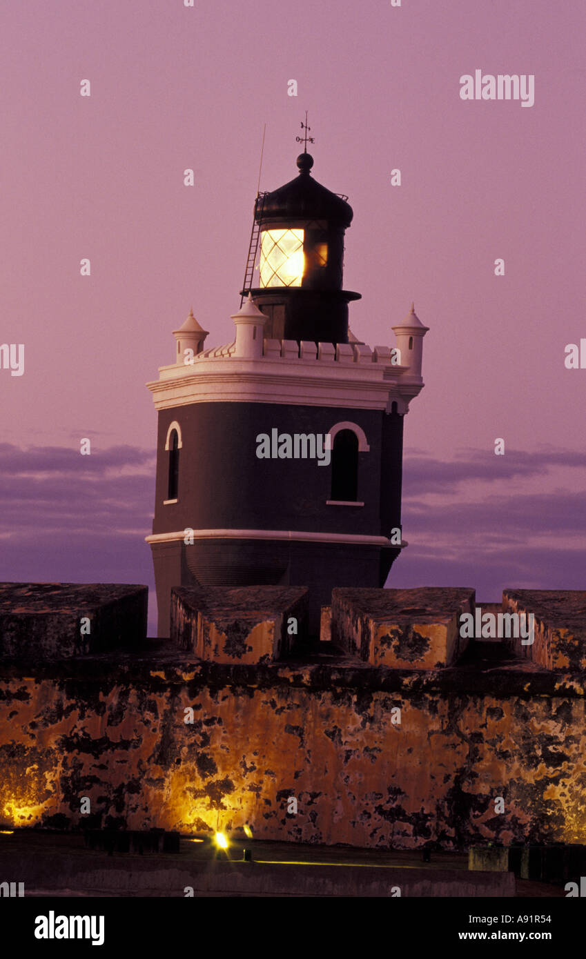 CARIBBEAN, Puerto Rico, Old San Juan, Lighthouse Stock Photo - Alamy