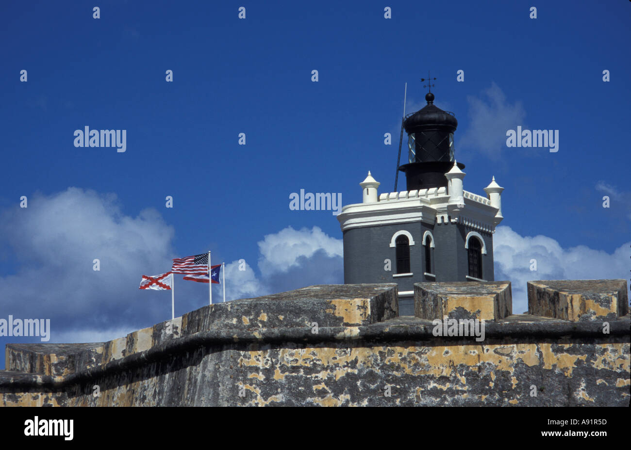 Puerto Rico, Old San Juan. El Morro Fortress (1500's Stock Photo - Alamy