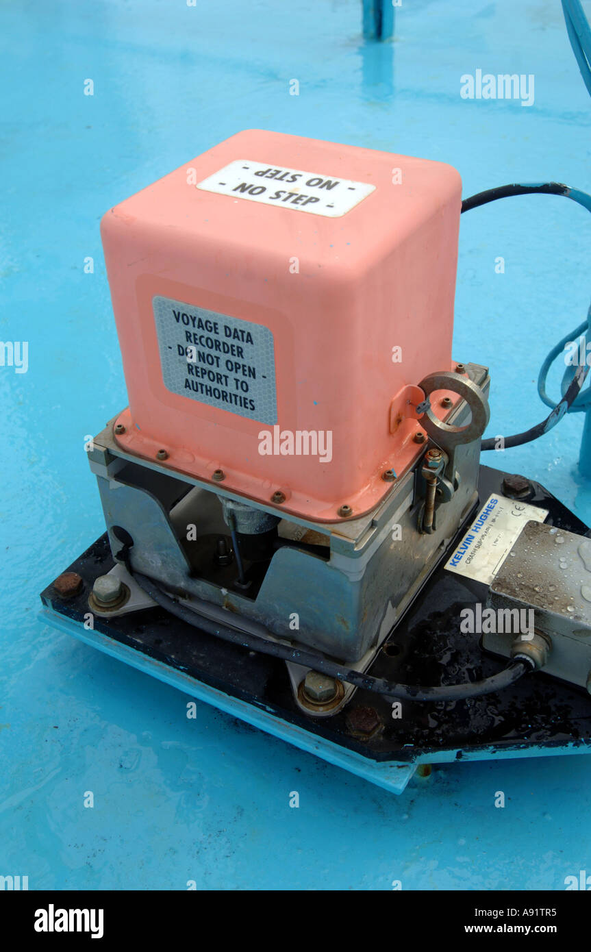Ship data recorder or "black box Stock Photo - Alamy