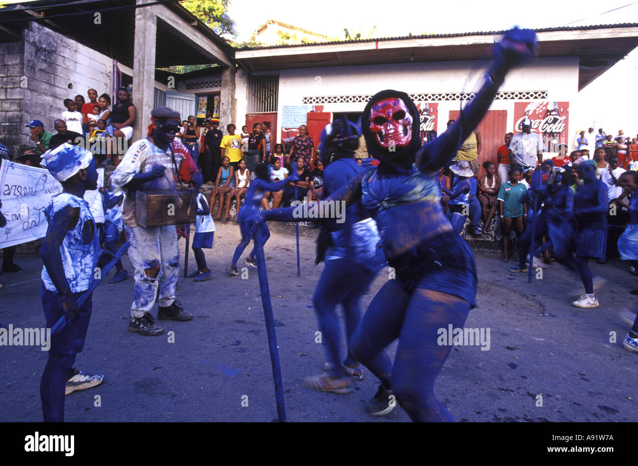 Trinidad carnival mask hi-res stock photography and images - Alamy