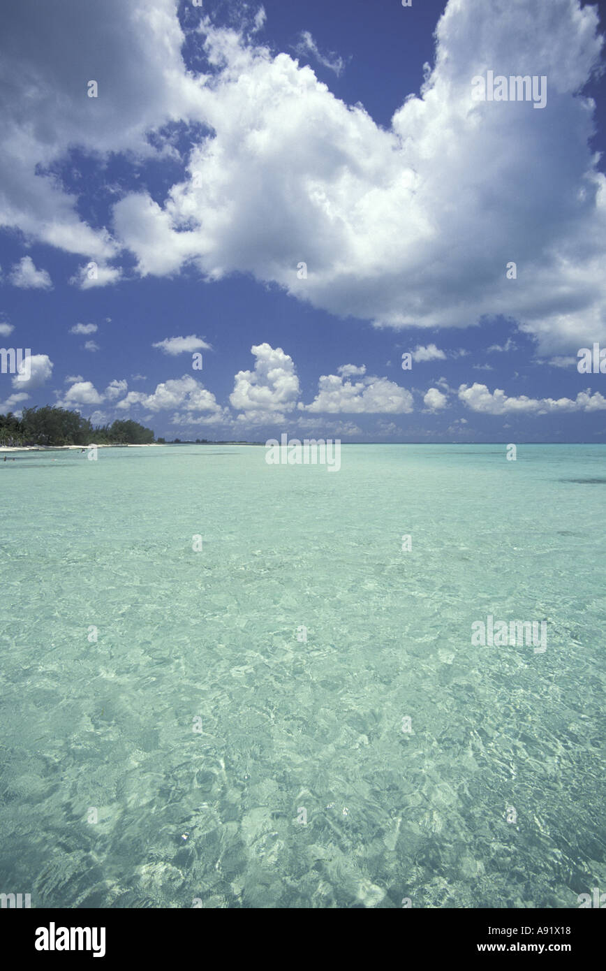 Caribbean, Cayman Islands, Grand Cayman. View of Rum Point Stock Photo ...