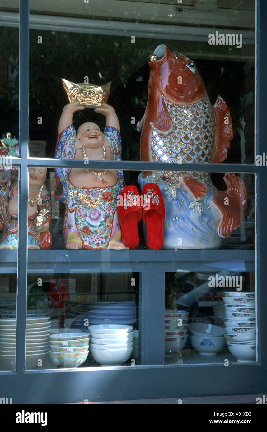Canada, British Columbia, Victoria Chinatown, shop window Stock Photo ...
