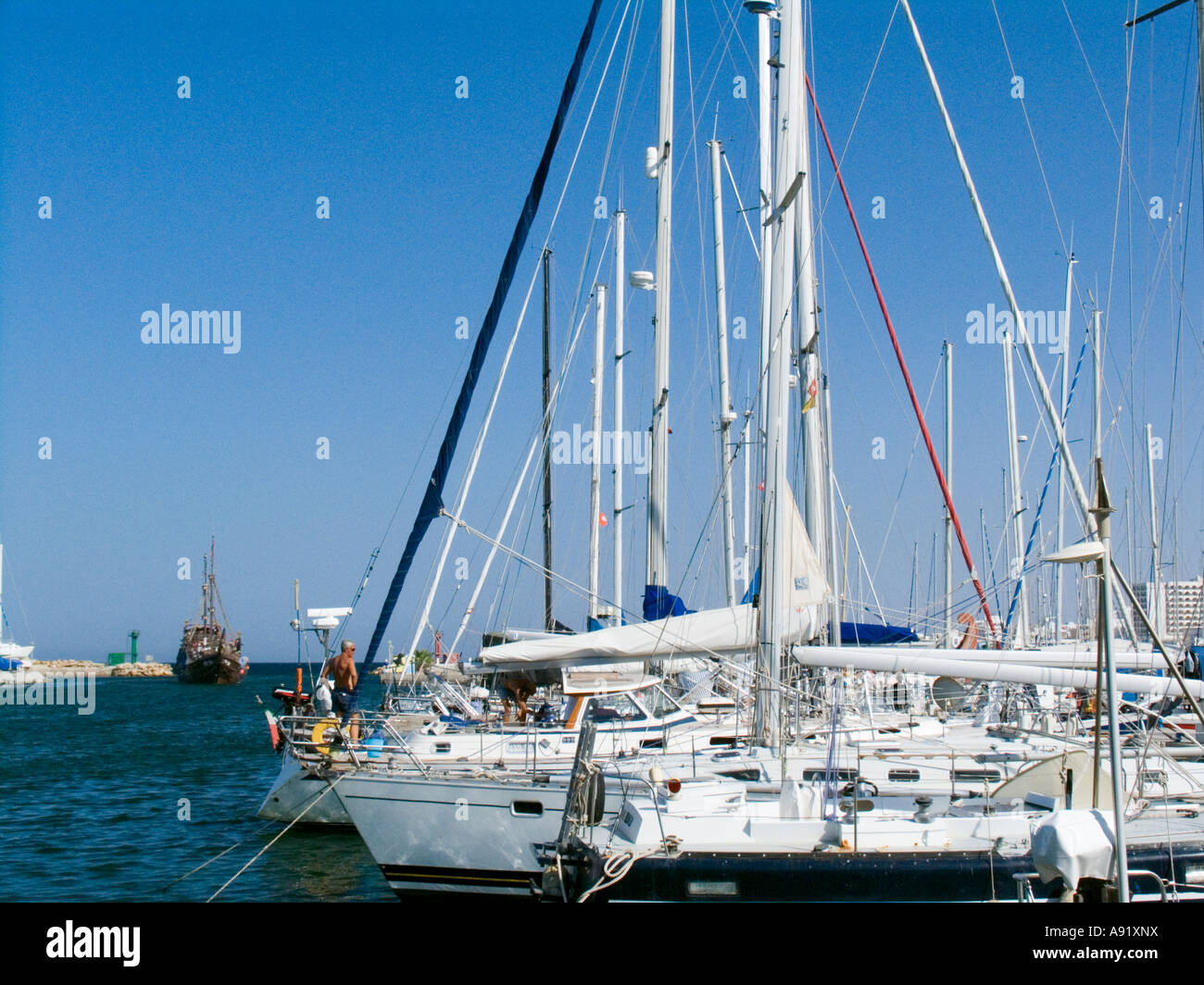Marina Cap Monastir Tunisia Stock Photo - Alamy
