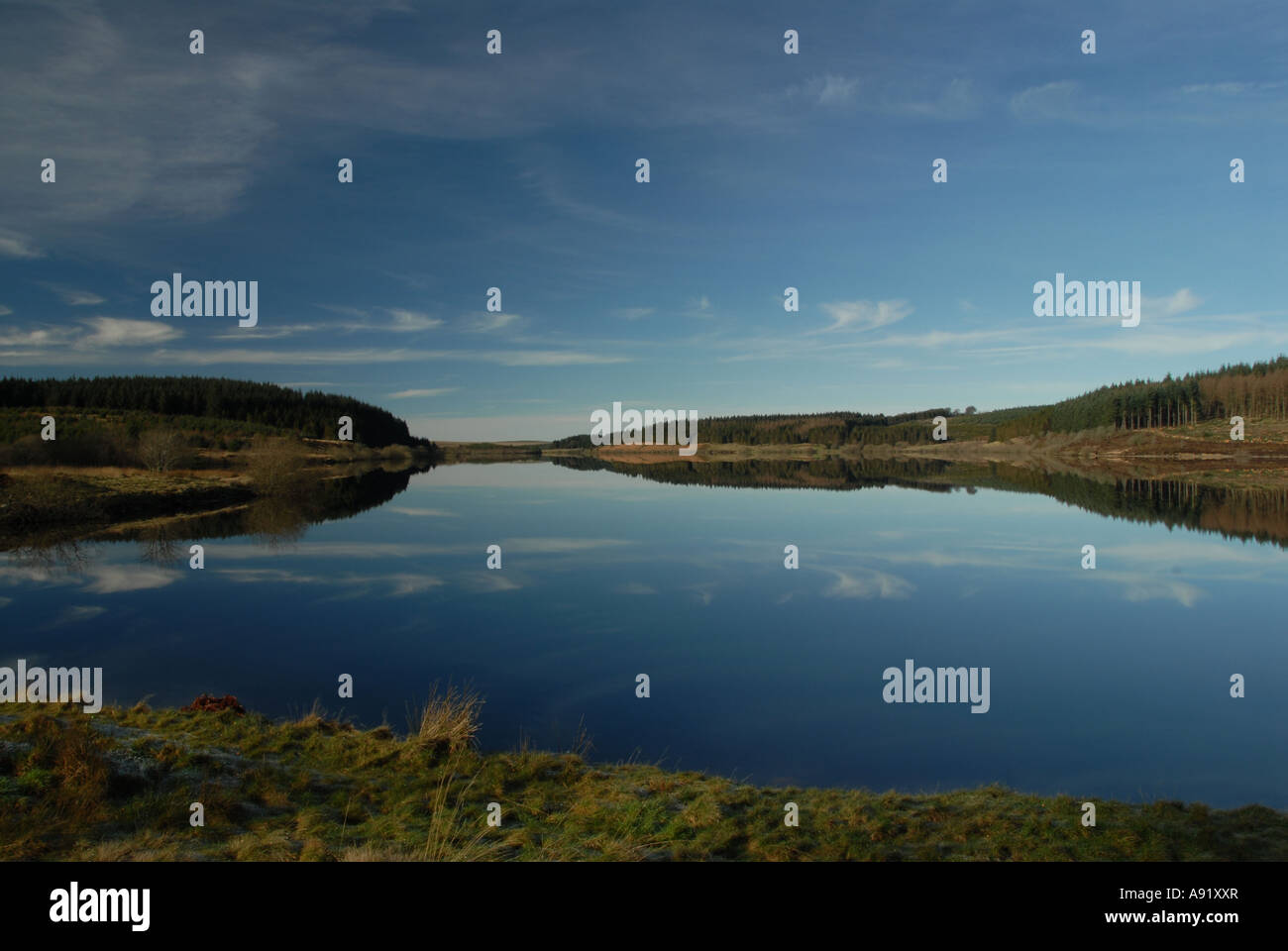 Alwen Reservoir Denbighshire Stock Photo - Alamy