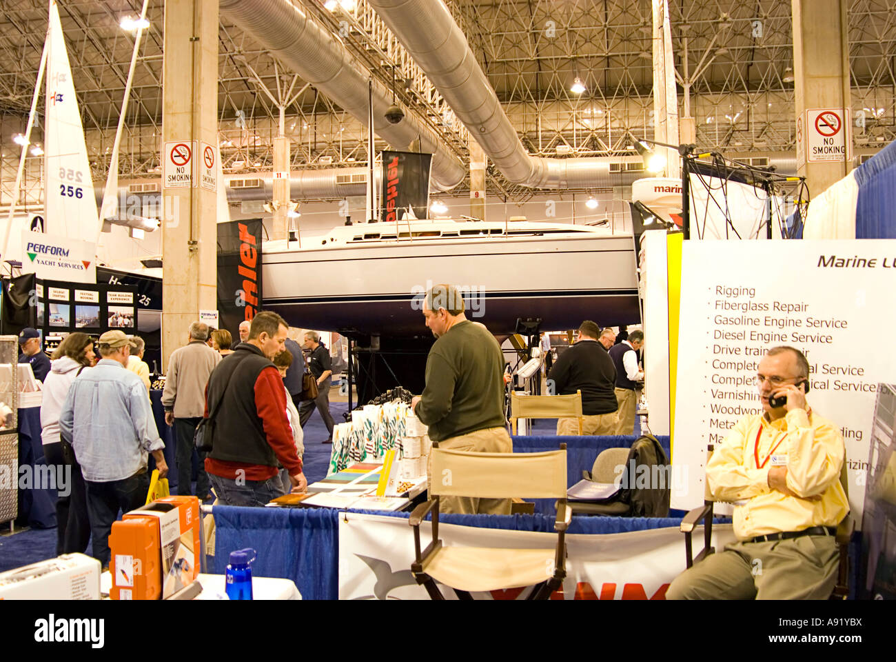 Sailing Trade Show Stock Photo - Alamy