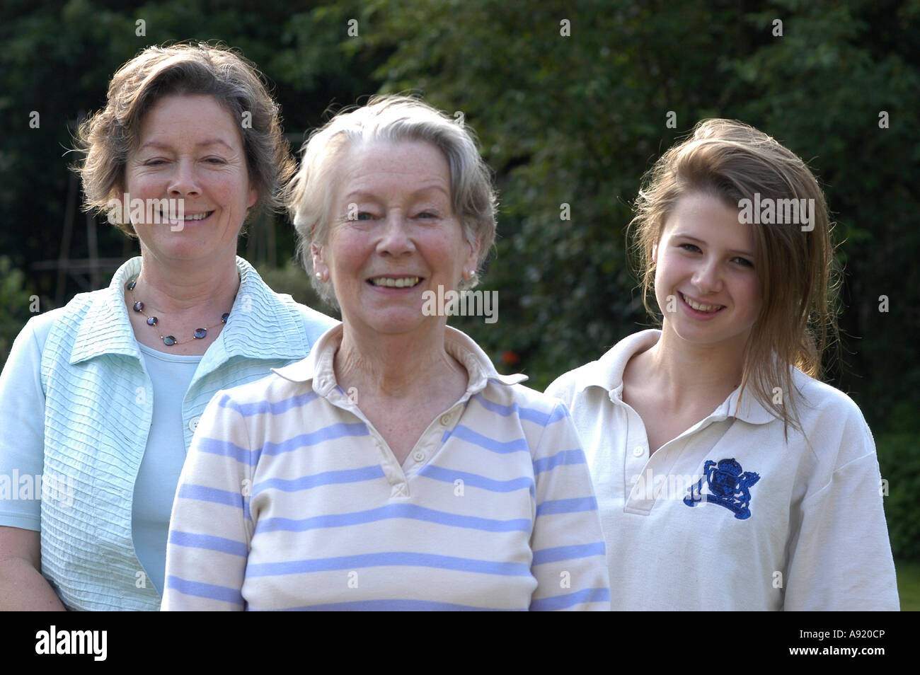 3 generations of women in one family Stock Photo - Alamy