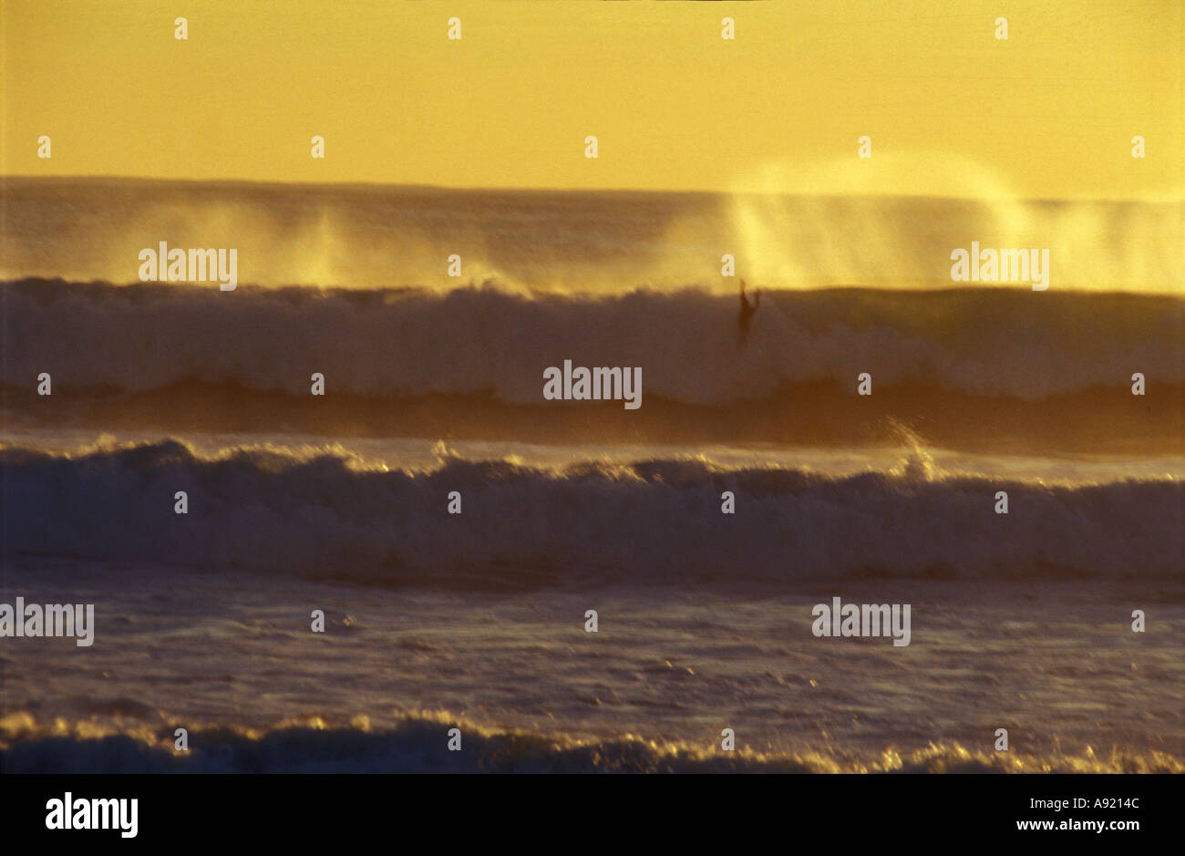 Big wave surfer Stock Photo - Alamy