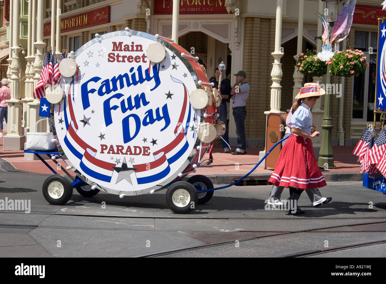 Main Street Family Fun Day Parade. Walt Disney's Magic Kingdom, Orlando ...