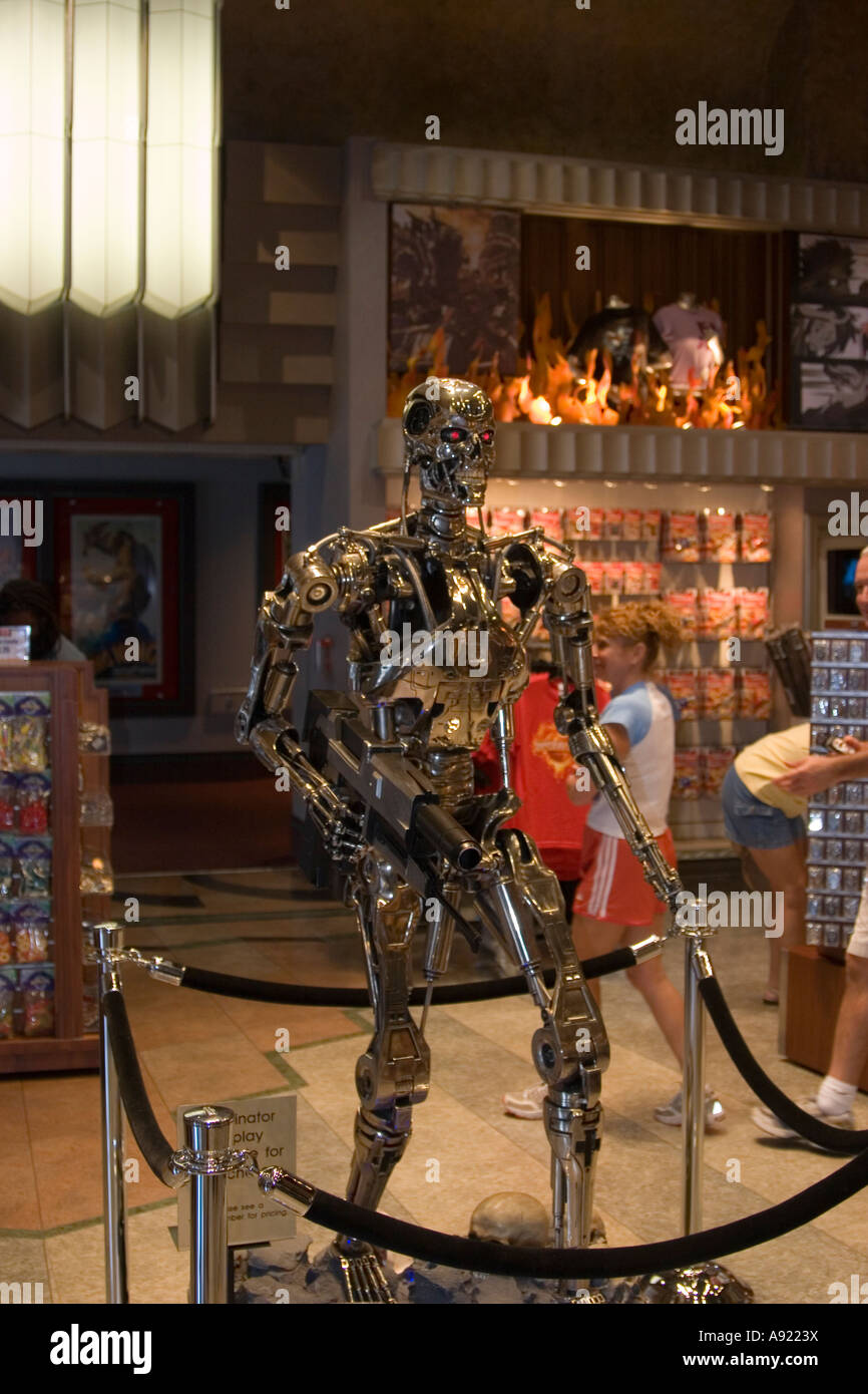 Terminator mannequin universal studios orlando hi-res stock photography ...