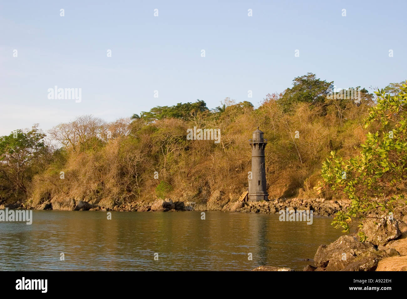 Panama canal lighthouse hi-res stock photography and images - Alamy