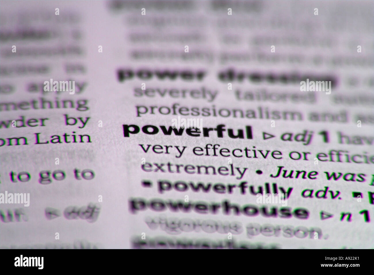 Strength word dictionary hi-res stock photography and images - Alamy